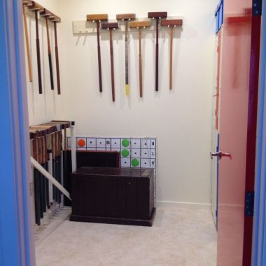 Brunswick club photos - Our new locker room - Victorian Croquet Association